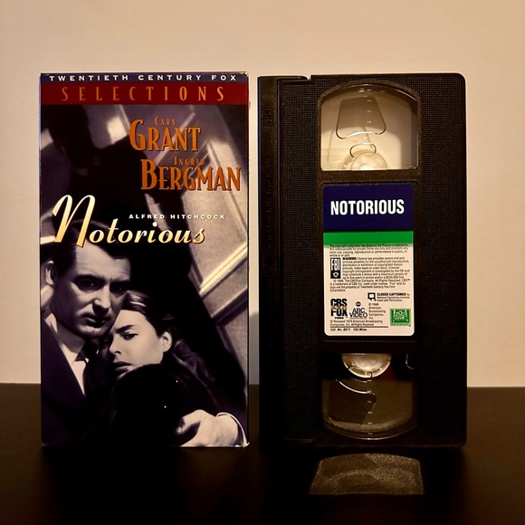 Media | Alfred Hitchcocks Notorious Vhs Vintage | Poshmark
